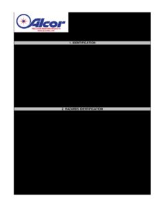 TCP Safety Data Sheet | Alcor, Incorporated